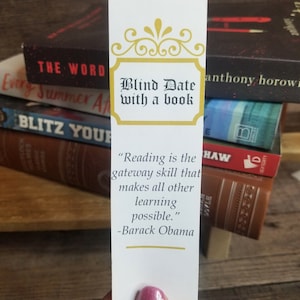 Blind Date With a Book Printable Set, Book Labels, Book Lovers Gift ...