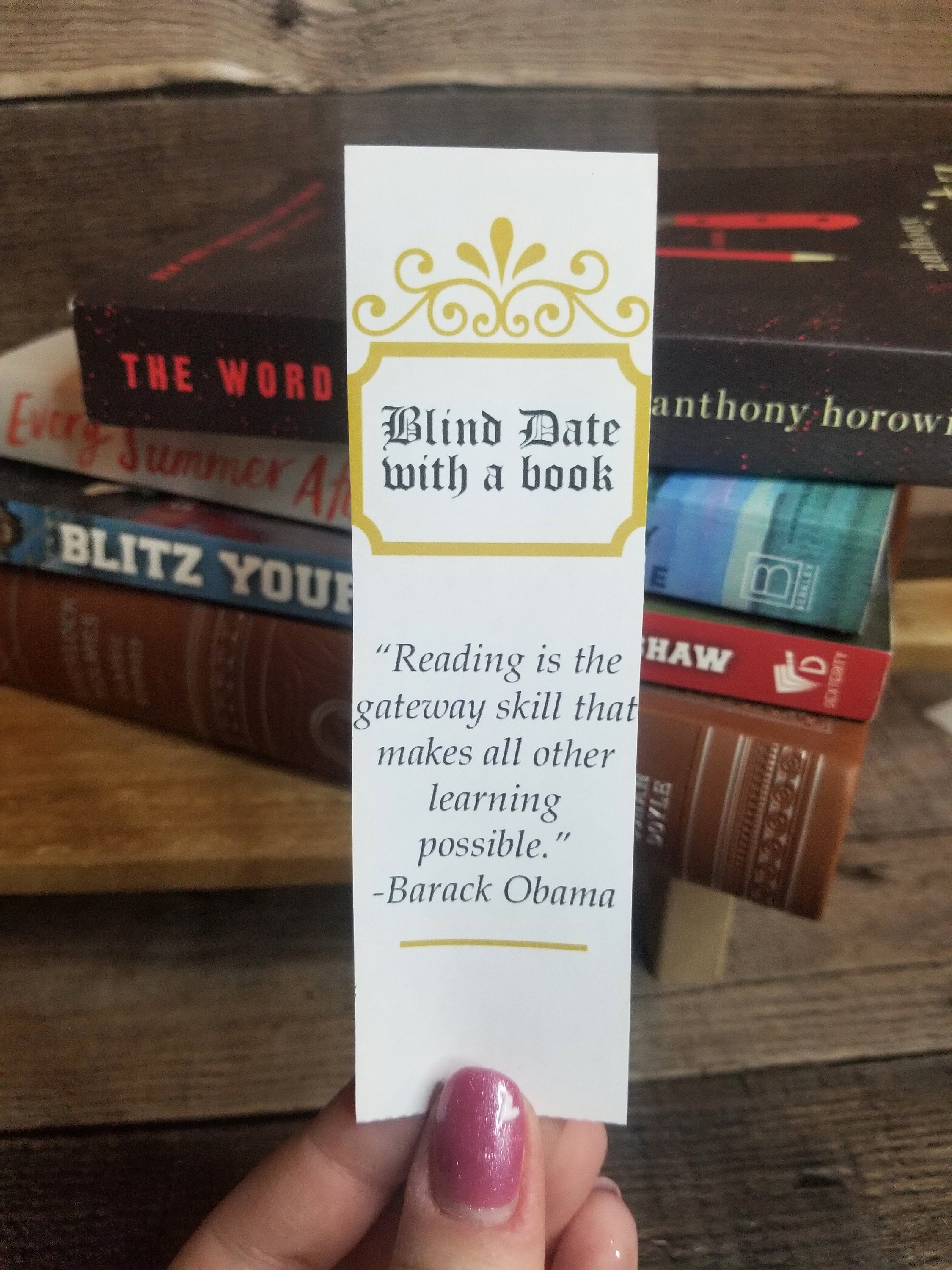 Blind Date With a Book Printable Set, Book Labels, Book Lovers Gift ...