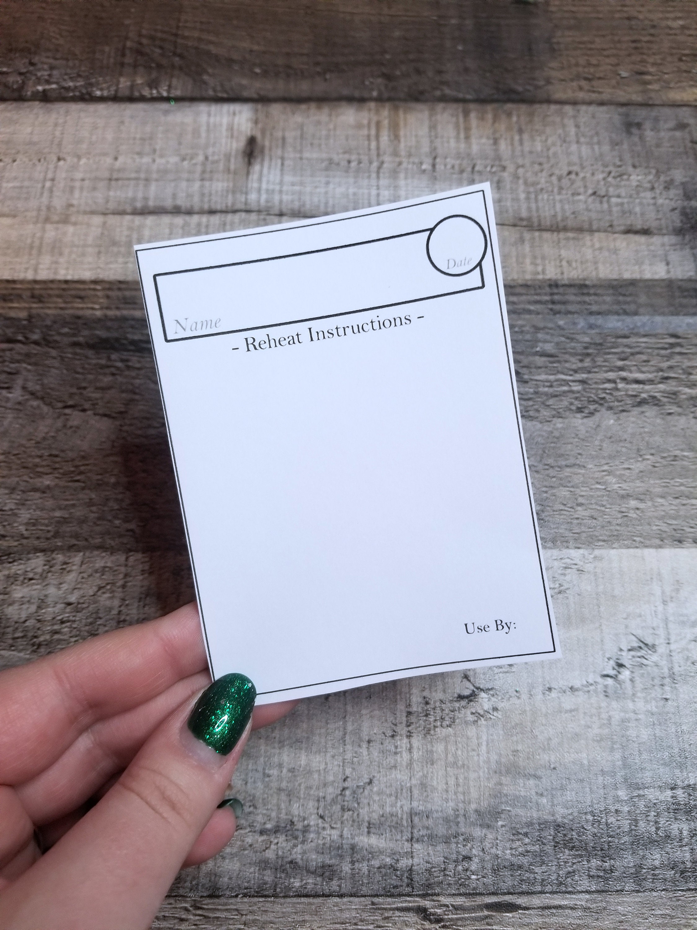 Freezer Meal Labels, Printable Meal Prep Label, Meal Preparation Labels ...