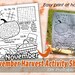 November Harvest Activity Sheet, Kids Activities, Thanksgiving ...