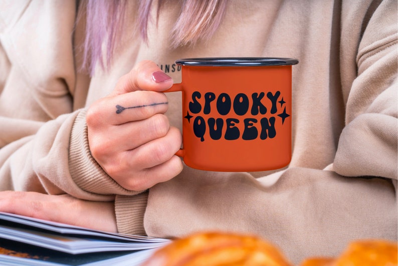 Spooky Queen SVG, Halloween Clipart, Files for Cricut, DIY Shirt Decal ...