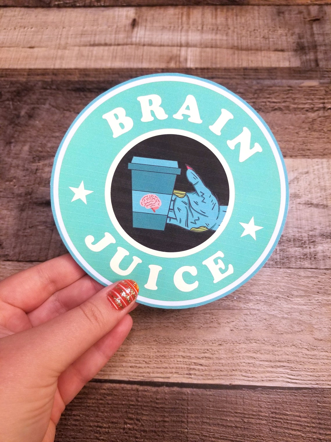 Brain Juice Clipart, Starbucks Clipart, Files for Cricut, Zombie Drink ...