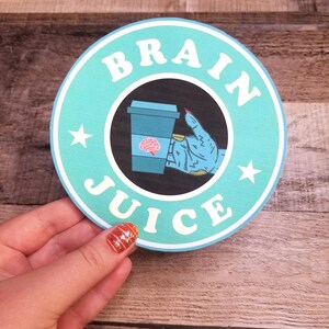 Brain Juice Clipart, Starbucks Clipart, Files for Cricut, Zombie Drink ...