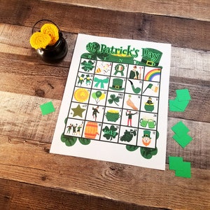 Printable St Patrick's Day Bingo Set, St Patrick's Day Party, PDF, 40 ...