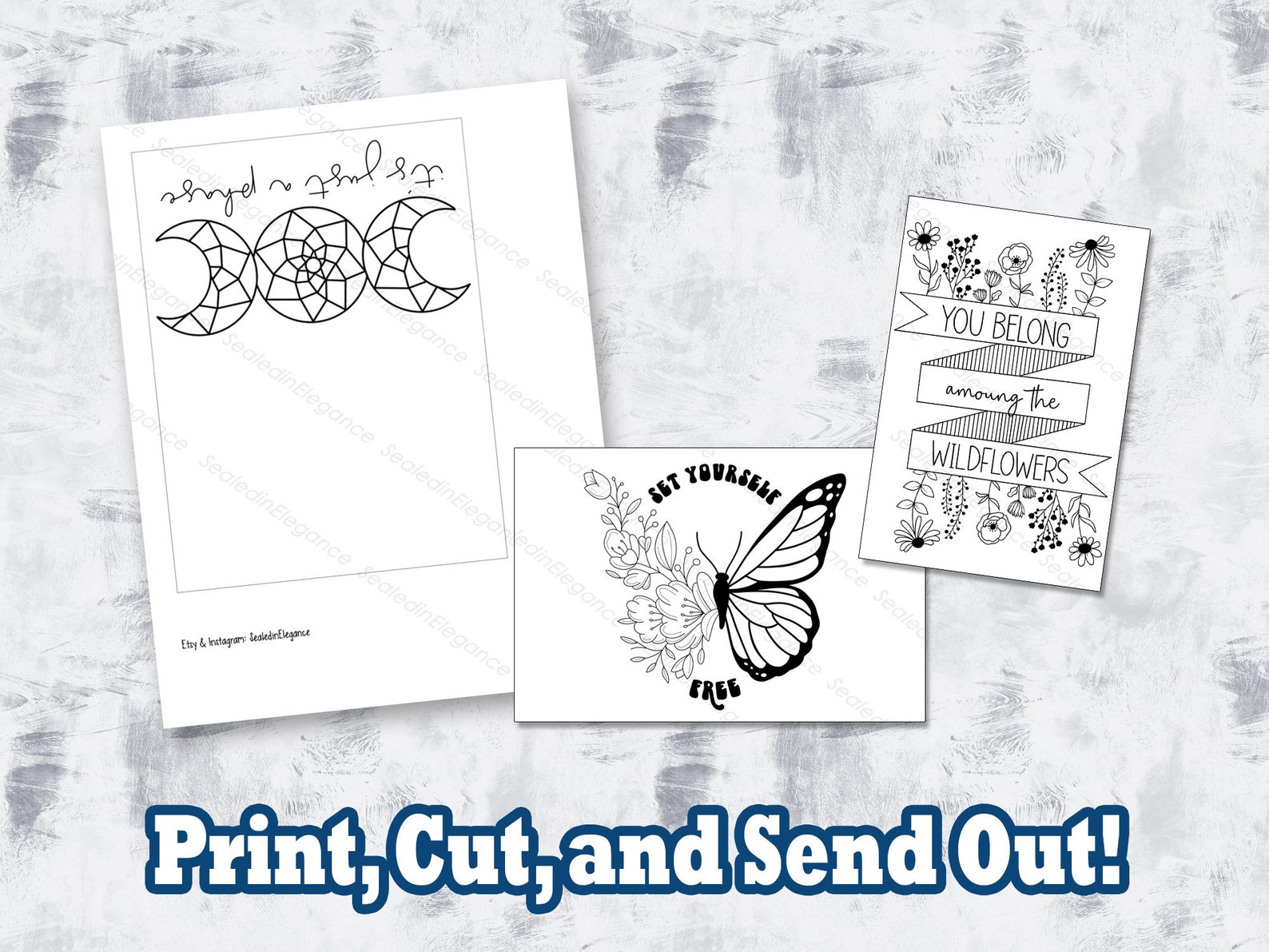 Printable Girly Encouraging Cards, Printable Encouraging Cards ...