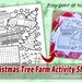 Christmas Tree Farm Activity Sheet, Christmas Activity Sheets, Holiday ...