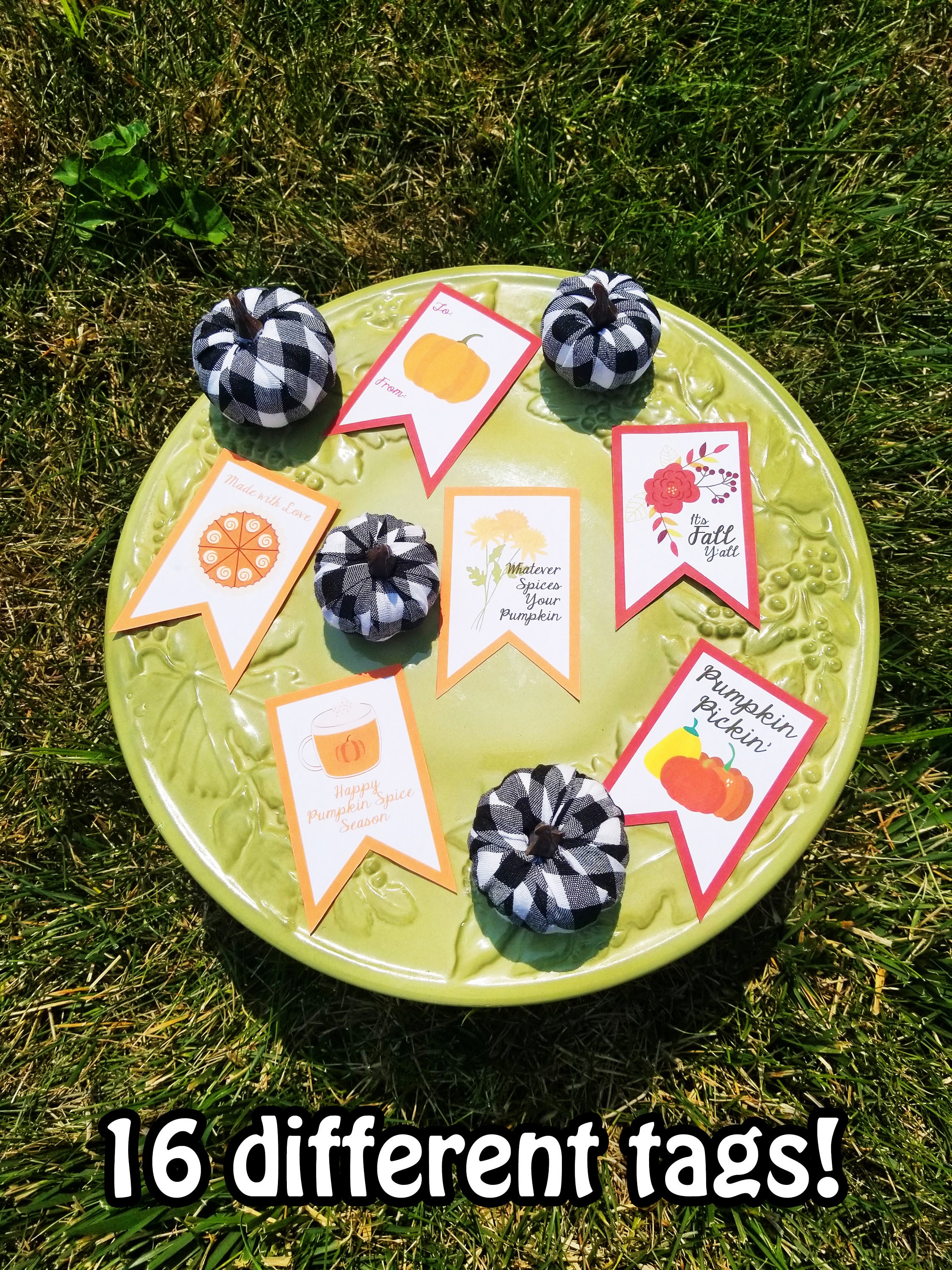 Fall Tags, Fall Baked Good Tags and Labels, Pumpkin Spice Label, Gift ...