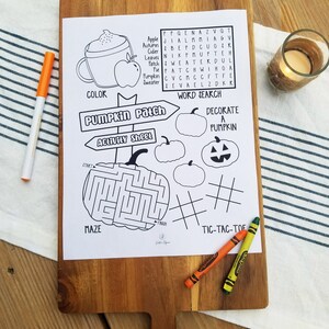 Fall Pumpkin Patch Activity Sheet, Fall Kids Activities, Fall Classroom ...
