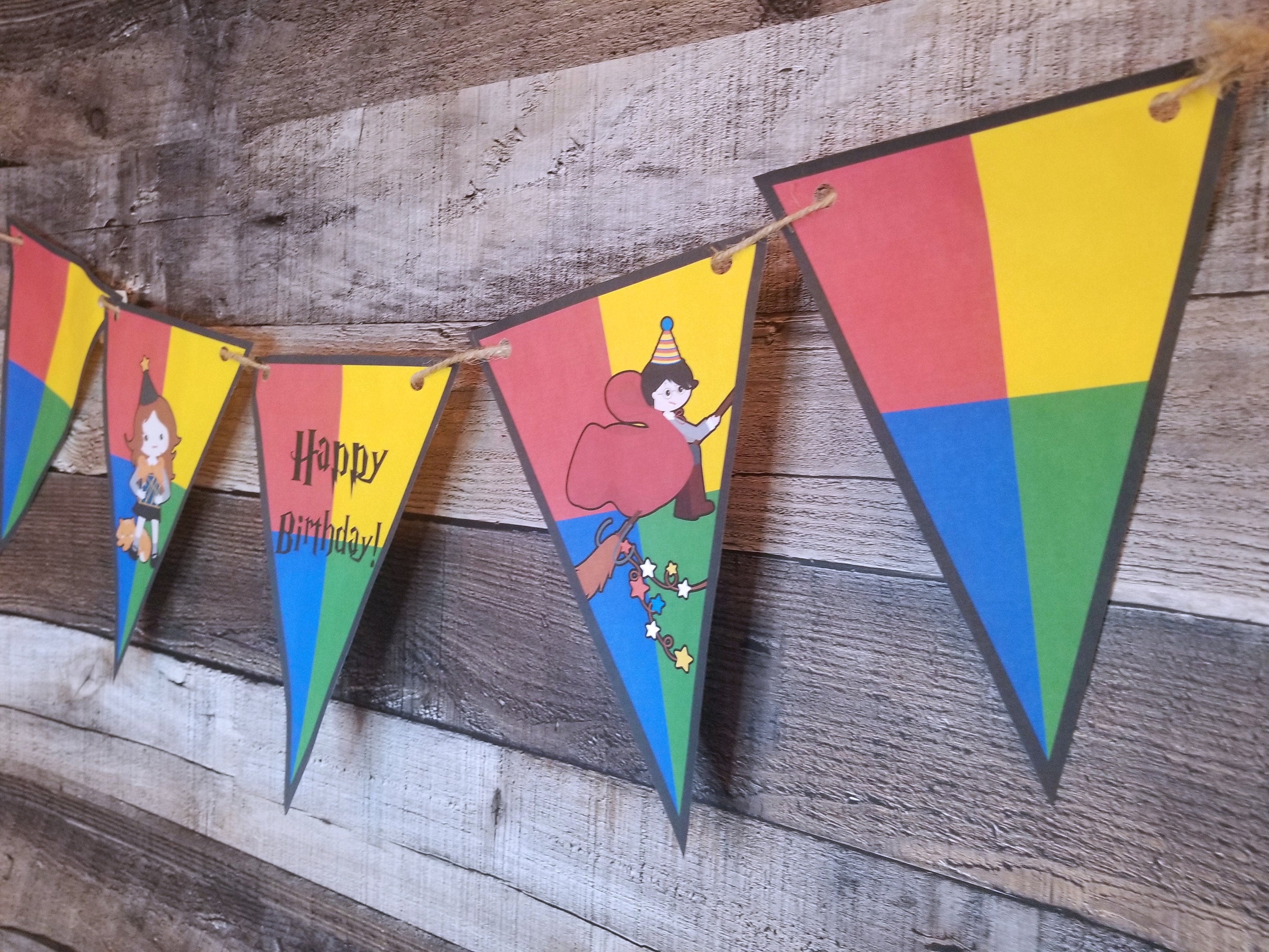 Printable Magic School Bunting Flags Instant Download - Etsy