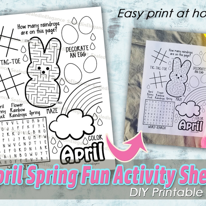 Easter Peeps Coloring Pages - Etsy