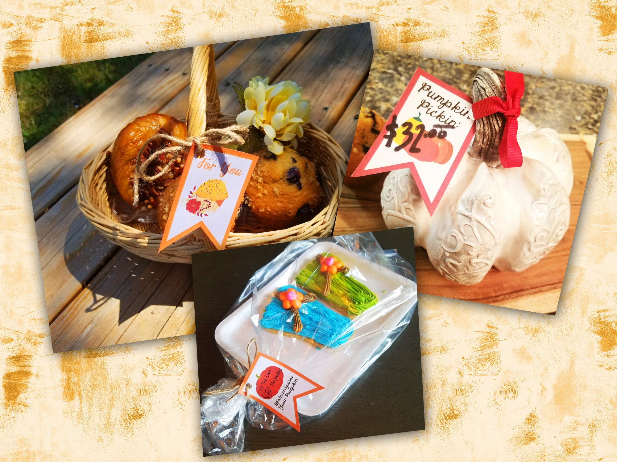 Fall Tags, Fall Baked Good Tags and Labels, Pumpkin Spice Label, Gift ...