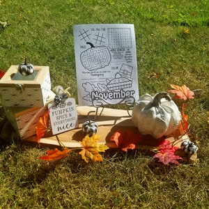 November Harvest Activity Sheet, Kids Activities, Thanksgiving ...