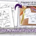 Color-me Animal Flashcards, PDF, DIY Flashcards, Animal Coloring Page ...