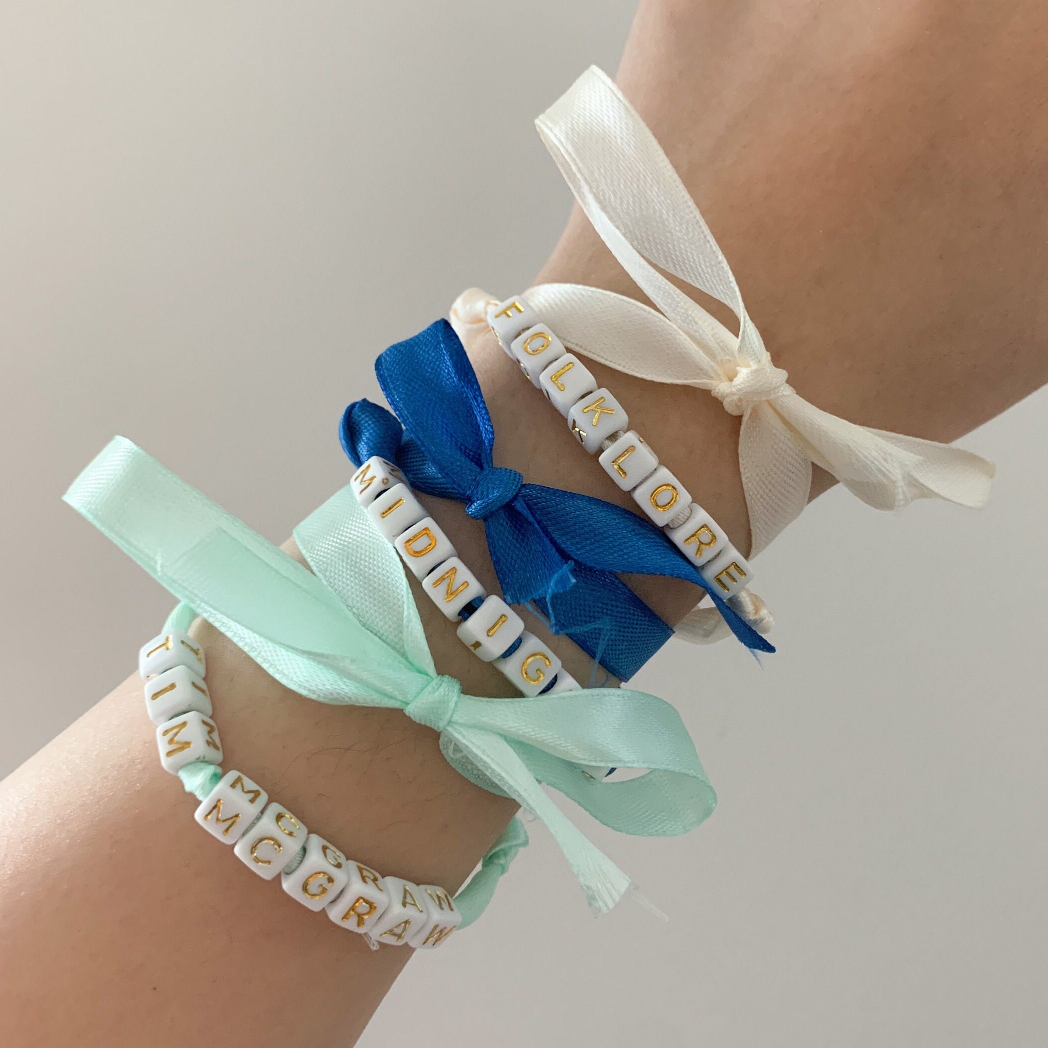 Taylor Swift Eras Tour Ribbon Friendship Bracelets for - Etsy