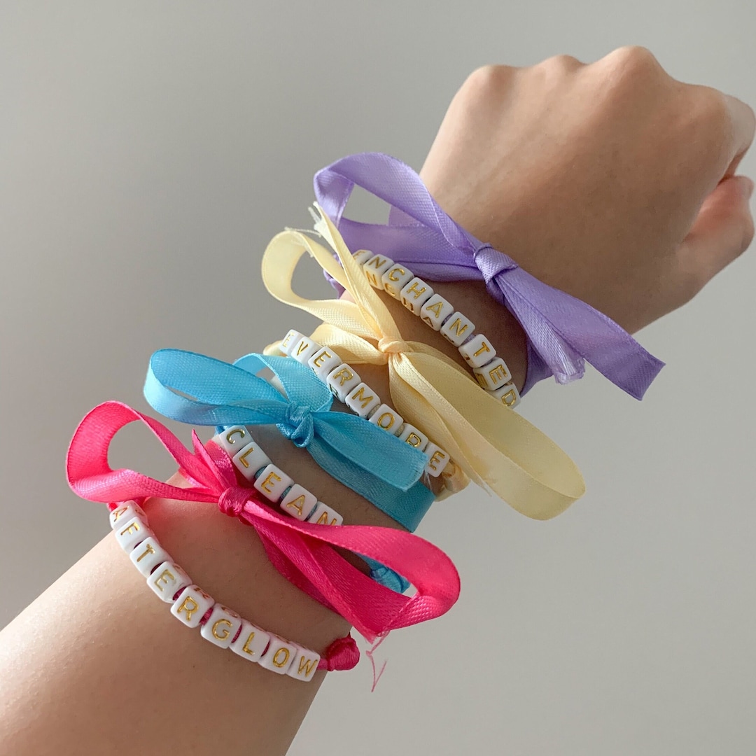 Taylor Swift Eras Tour Ribbon Friendship Bracelets for - Etsy