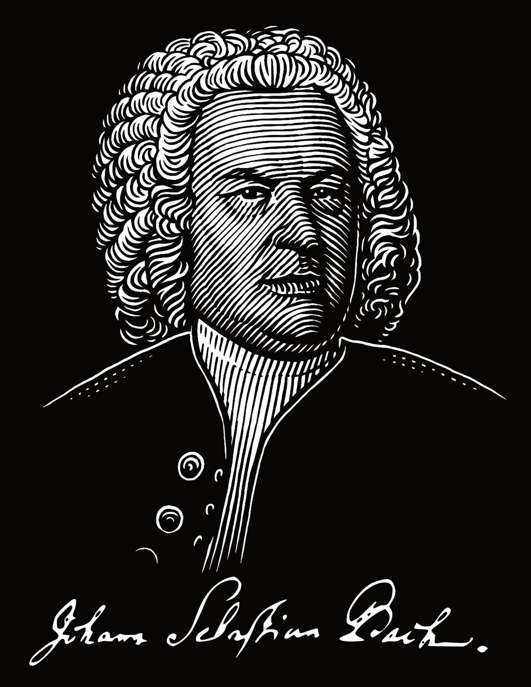 J.S. Bach Classical Composer T-shirt - Etsy