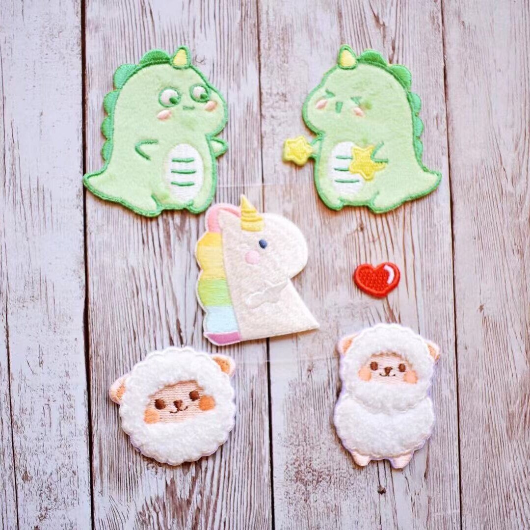 Cute Animals Embroidery Patches Collection - Etsy