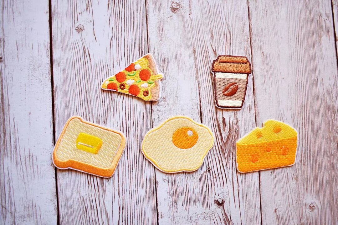 Morning Breakfast Cute Embroidery Patches Collection - Etsy