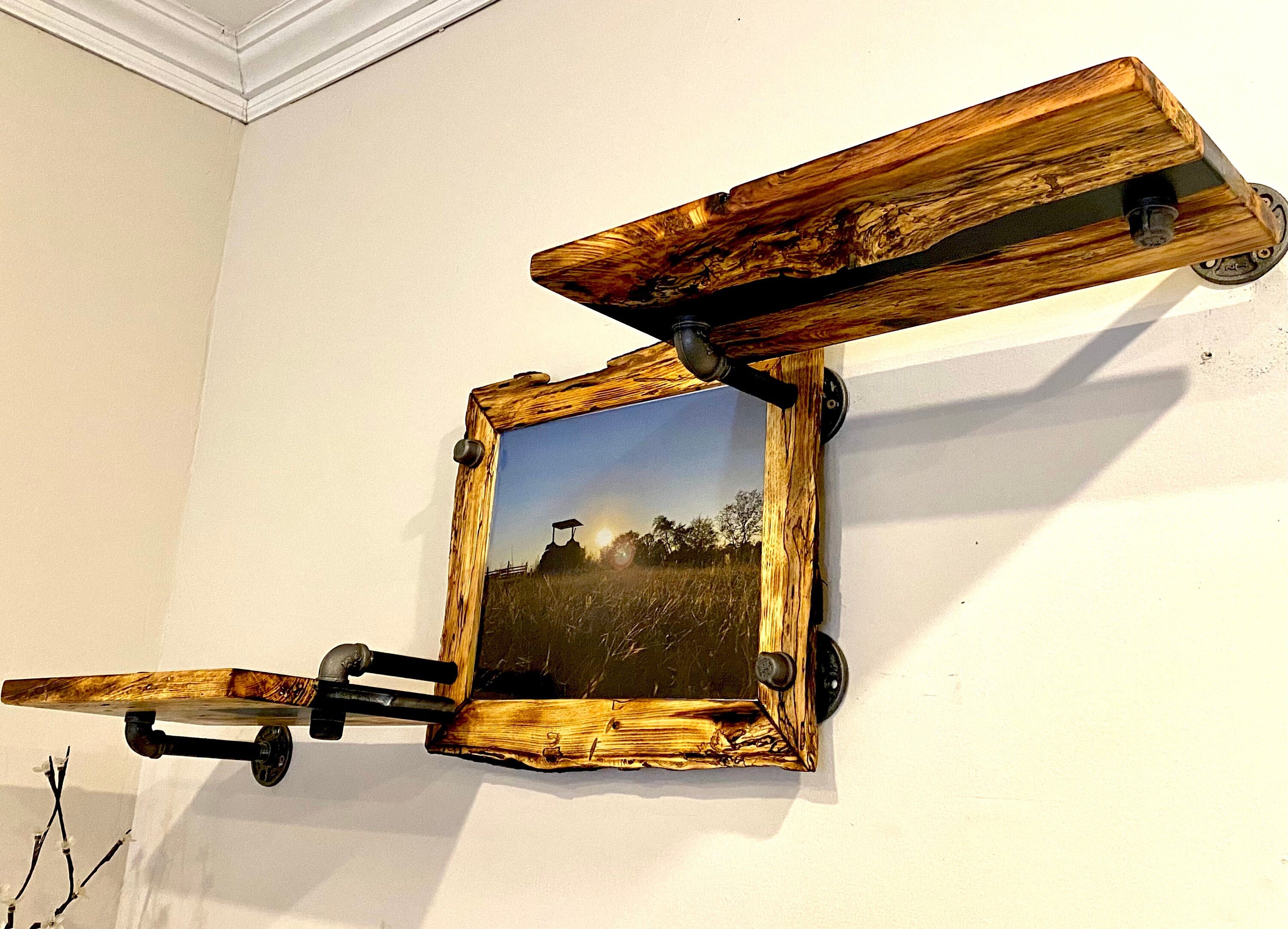 Live Edge Shelves & Live Edge Picture Frame - Etsy
