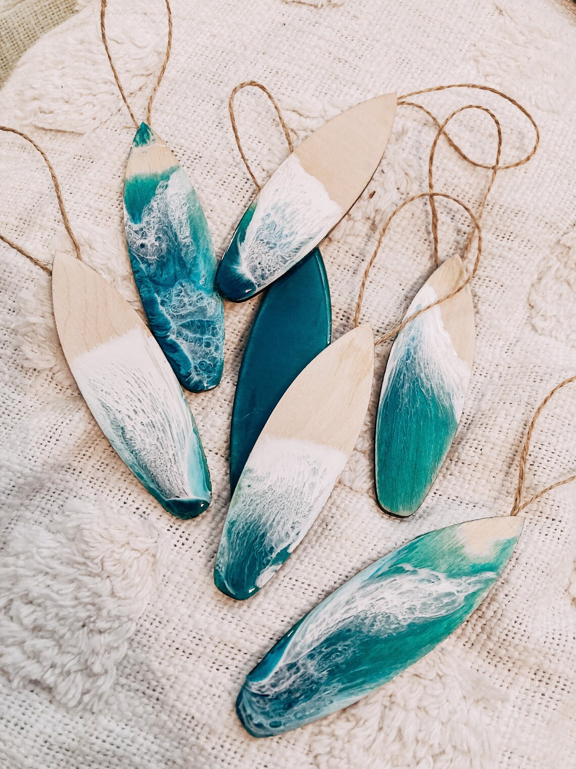 Surfboard Ornament Ocean Theme Christmas Surf Beach - Etsy