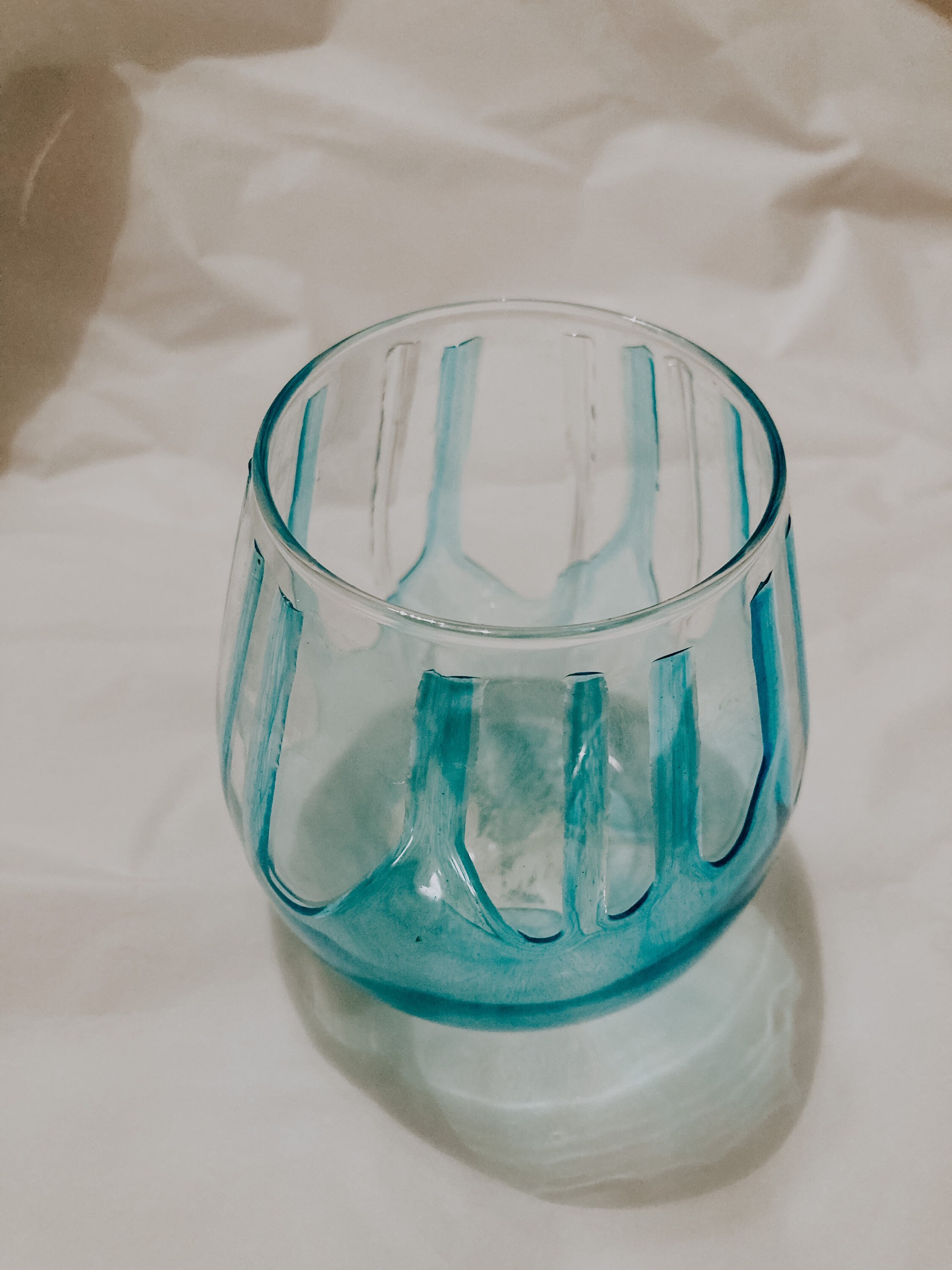 Ocean Wave Stemless Wine Glass Drippy Beach Theme Resin - Etsy