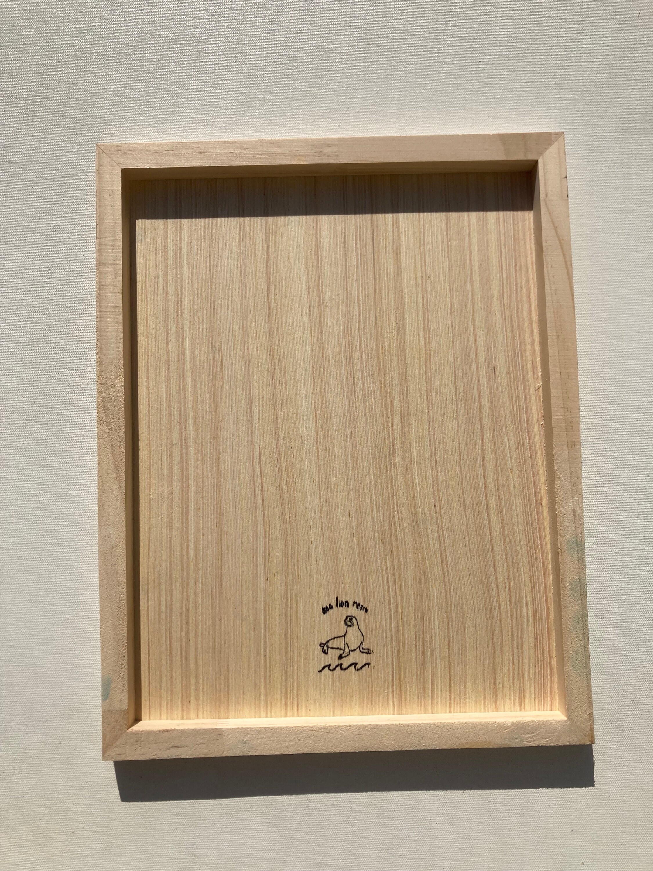 3D Wood Panel Frame Ocean Resin Wall Art Lightweight Birch Wood Gallery ...