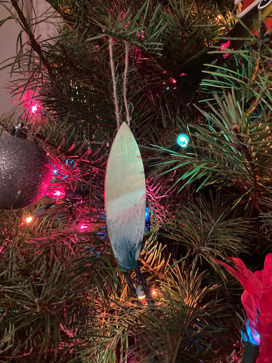 Surfboard Ornament Ocean Theme Christmas Surf Beach - Etsy