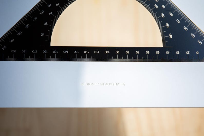 Black Stainless Steel Laser Cut Set Square 200mm Markings, Internal Protractor - Etsy