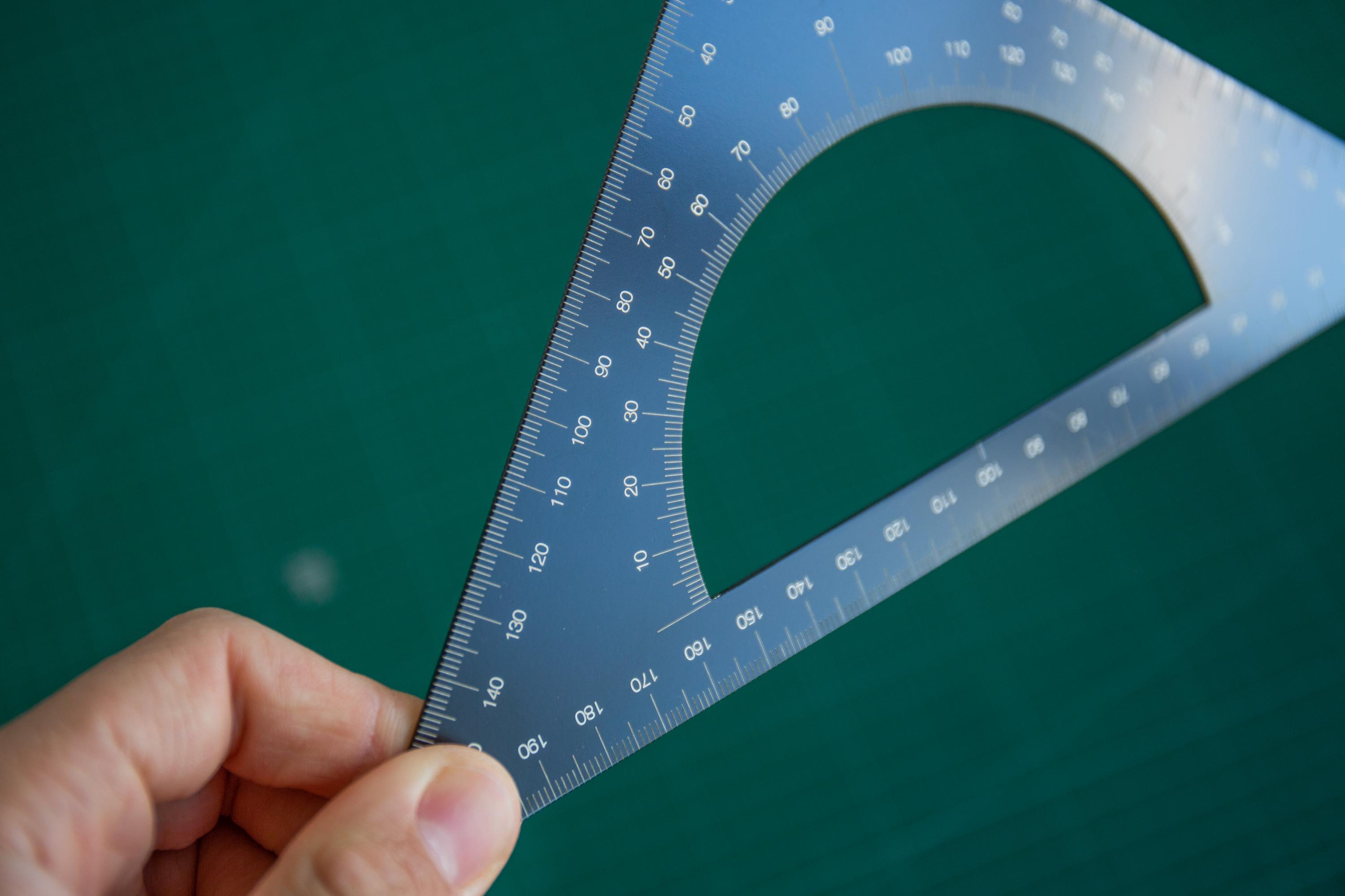 Black Stainless Steel Laser Cut Set Square 200mm Markings, Internal ...