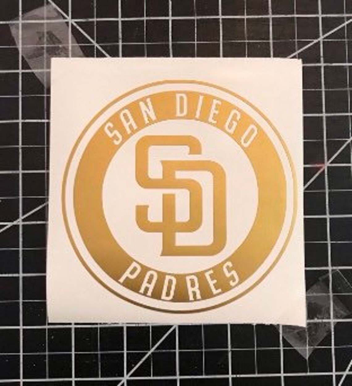 San Diego Padres circle vinyl sticker decal | Etsy