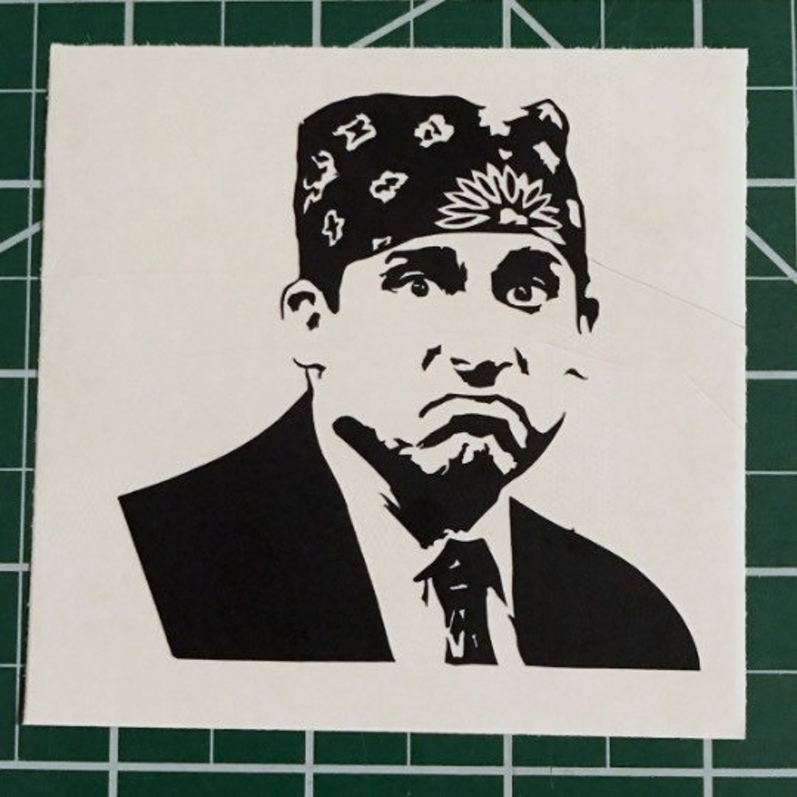 Michael Scott as prison Mike the office sticker vinyl decal | Etsy