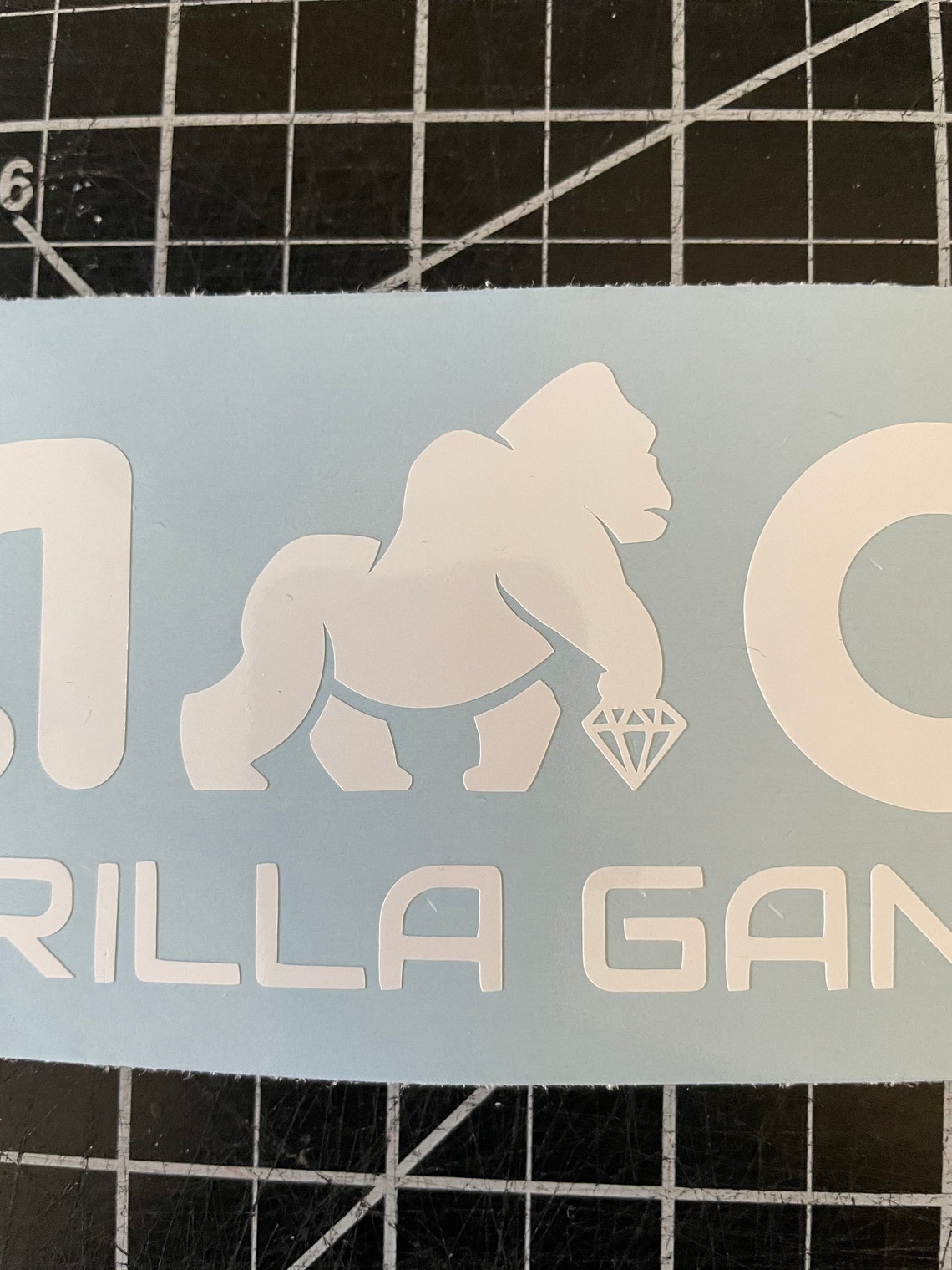 AMC gorilla gang diamond hands vinyl sticker decal | Etsy