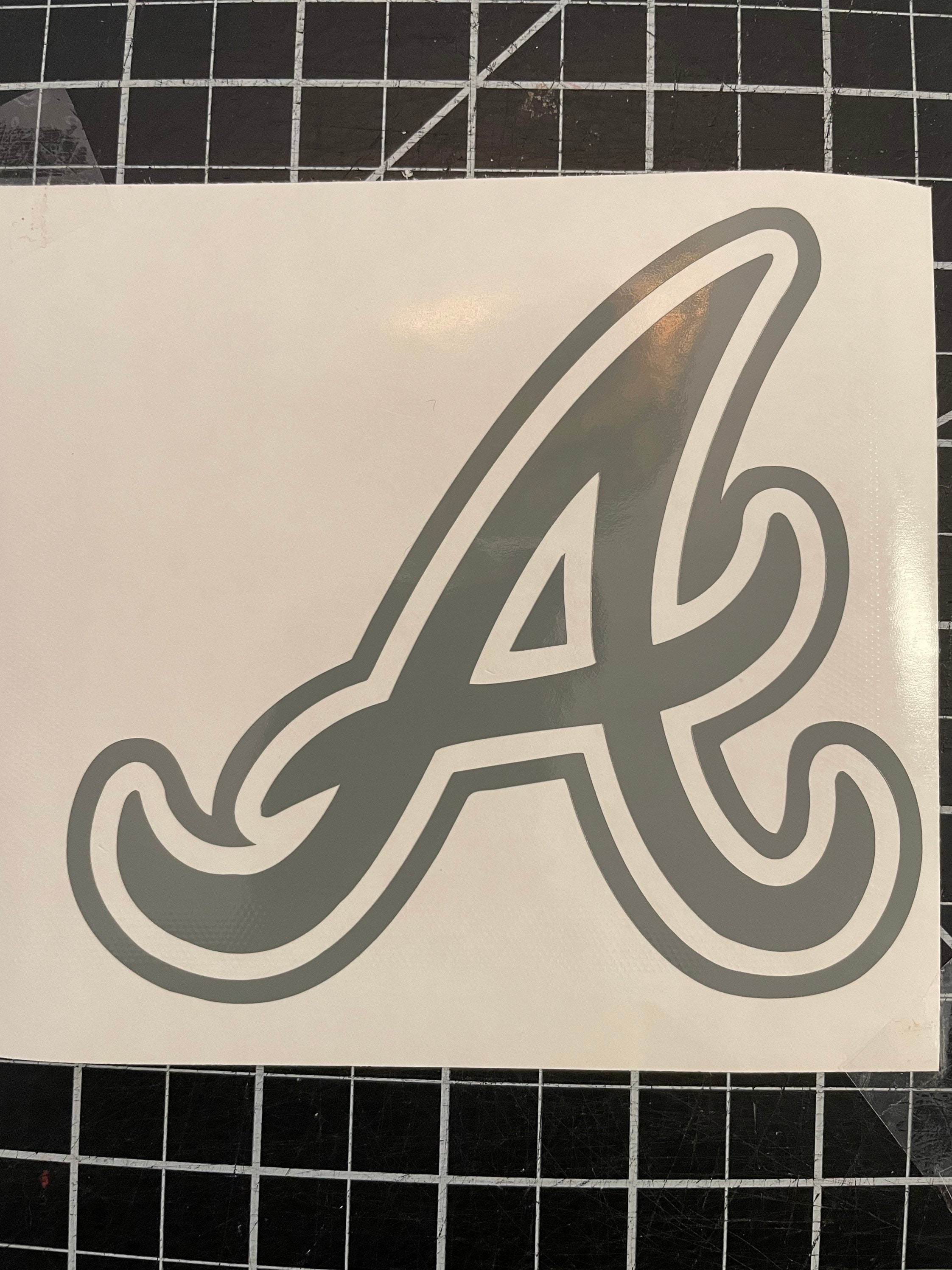 Atlanta Braves Classic A Logo Vinyl Sticker Decal | Etsy