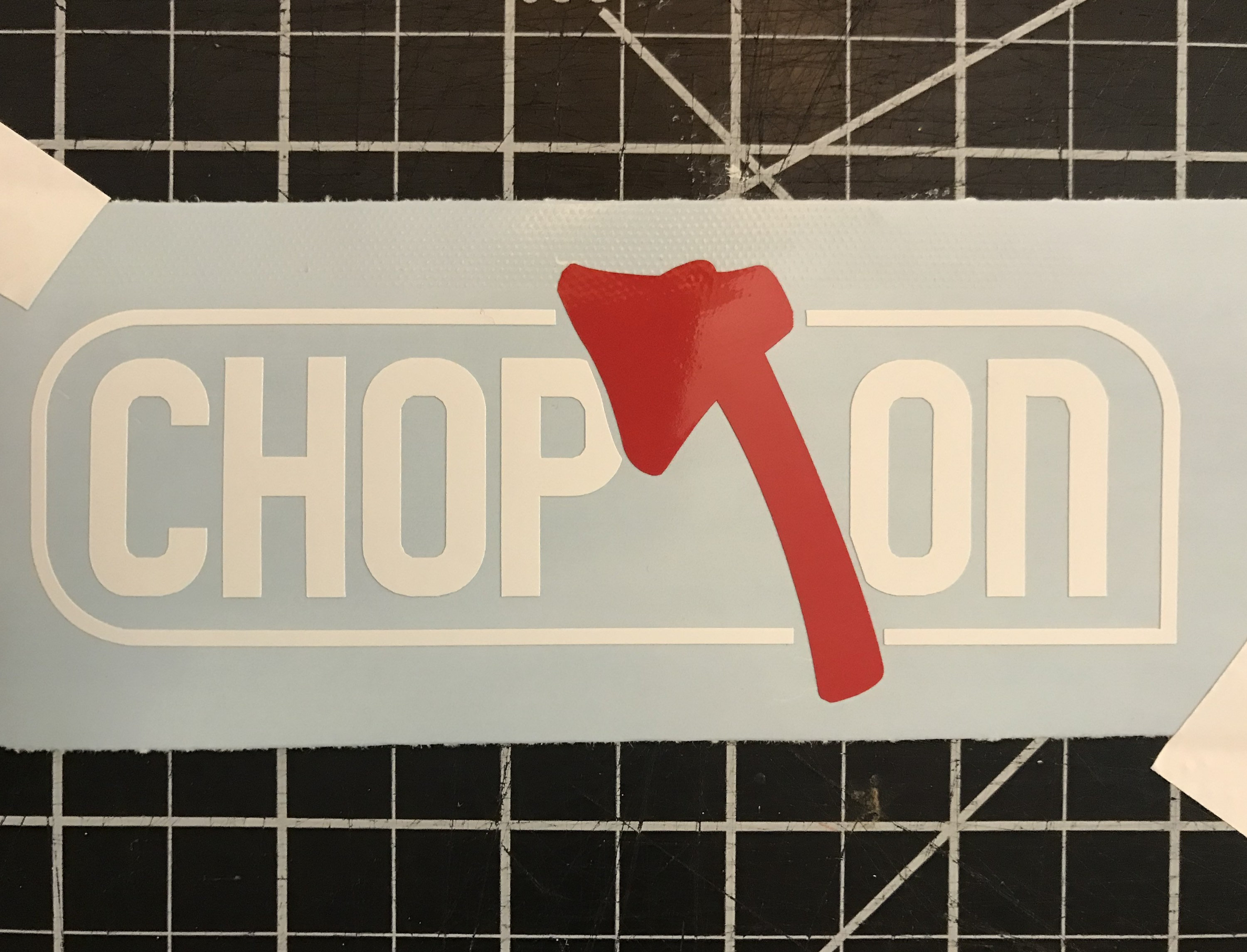 New Chop on Atlanta Braves vinyl sticker decal | Etsy