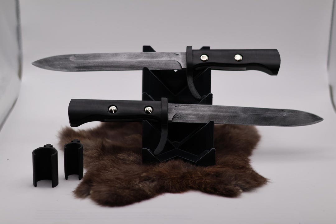 Larp / Cosplay / FX Prop - K98-TÜ Bayonet (incl. 19 Mm + 24 Mm Round ...