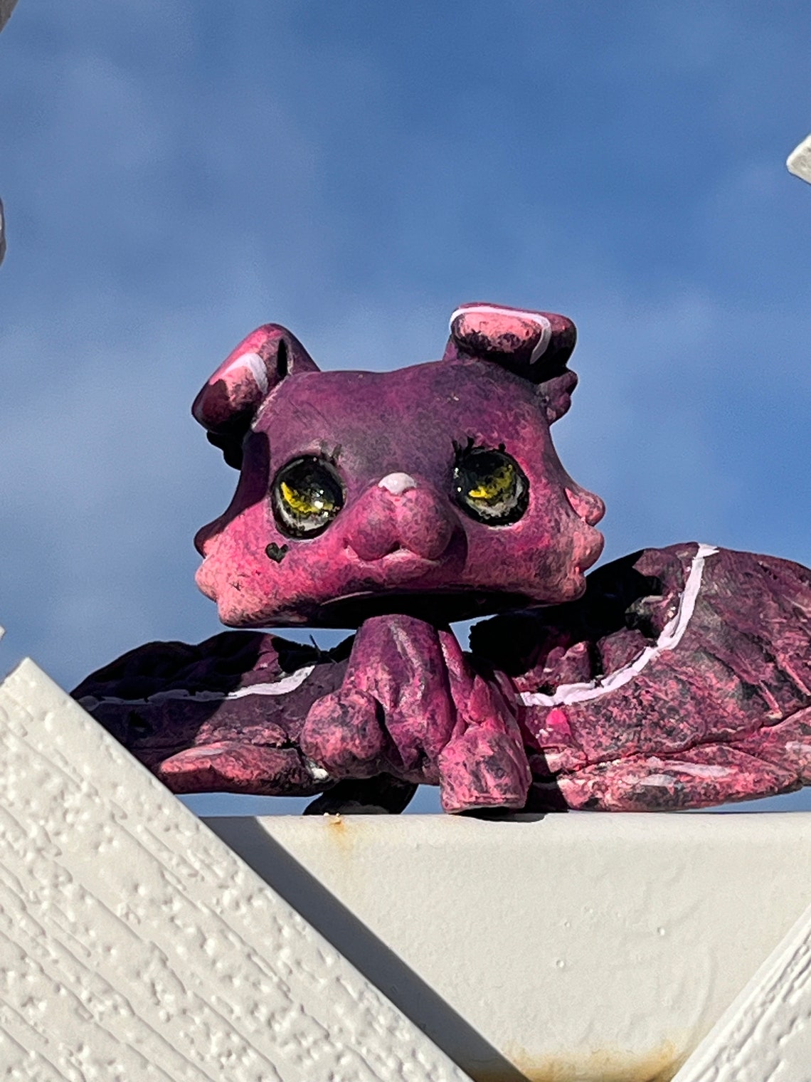 Magenta Winged Collie LPS Custom - Etsy