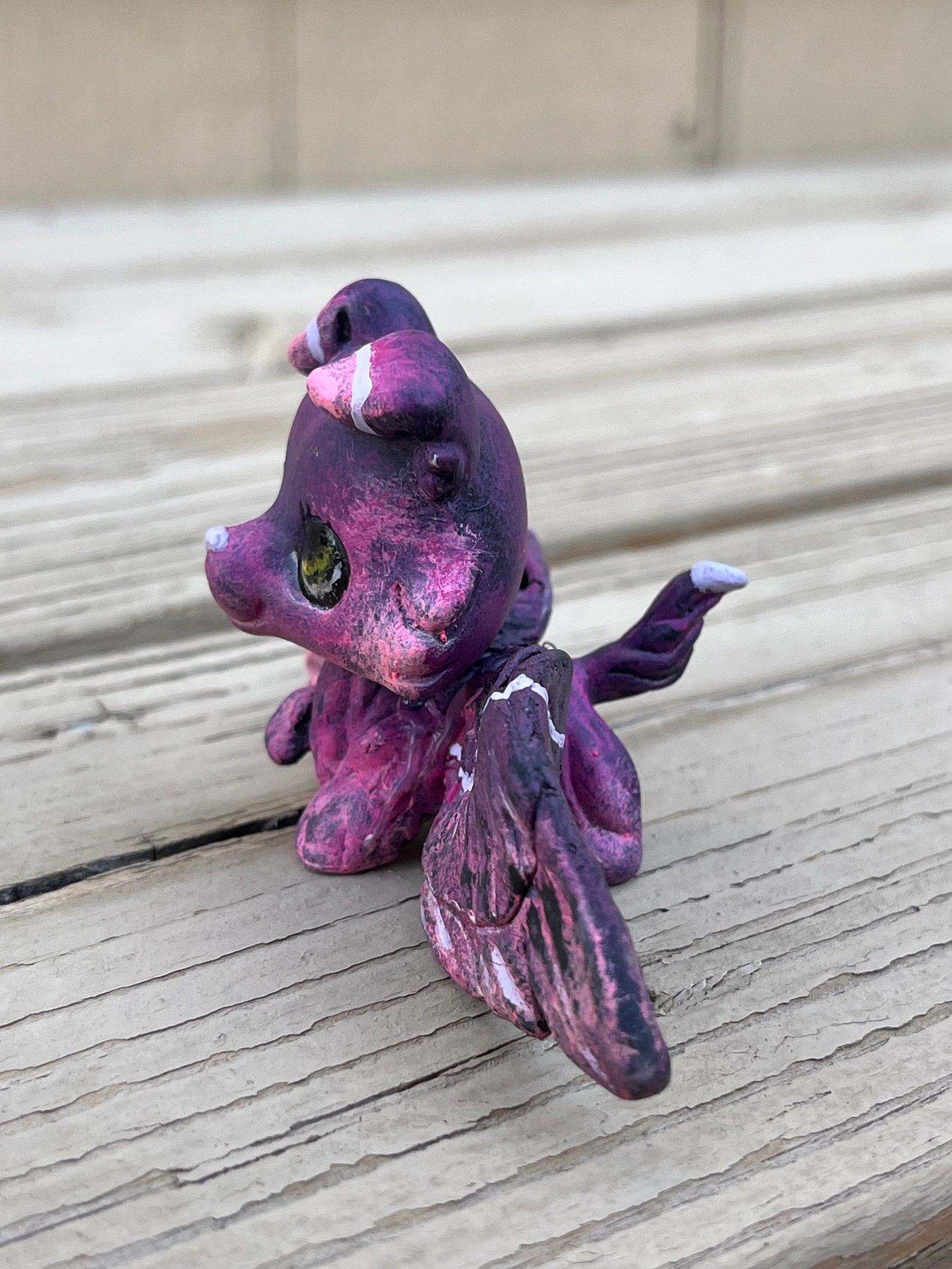 Magenta Winged Collie LPS Custom - Etsy