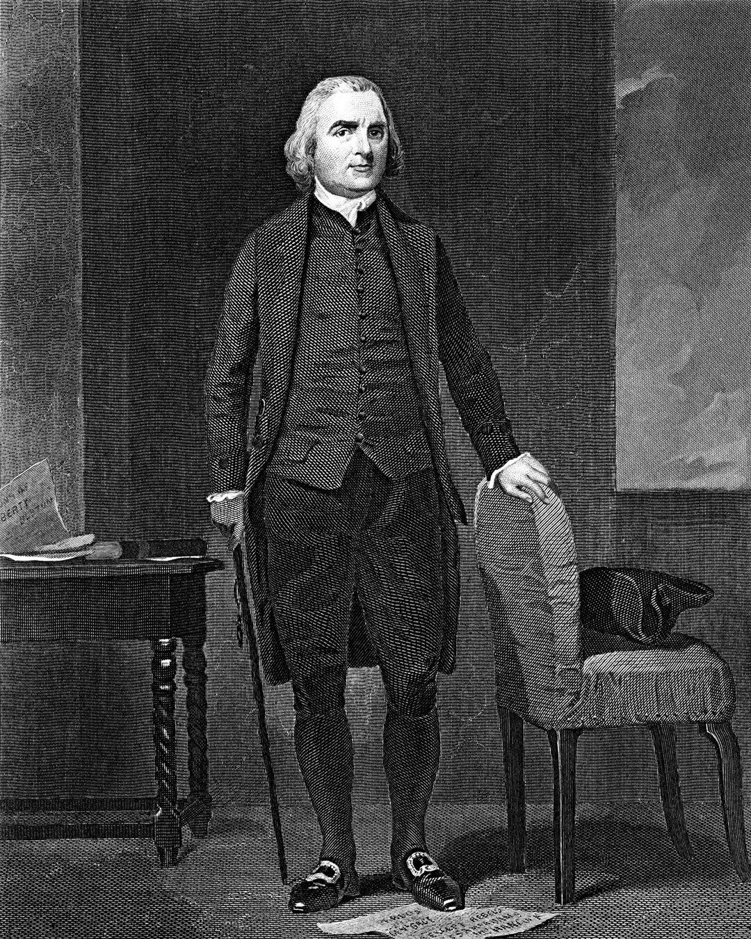 Historical Poster Print: Founding Father & Statesman Samuel Adams ...