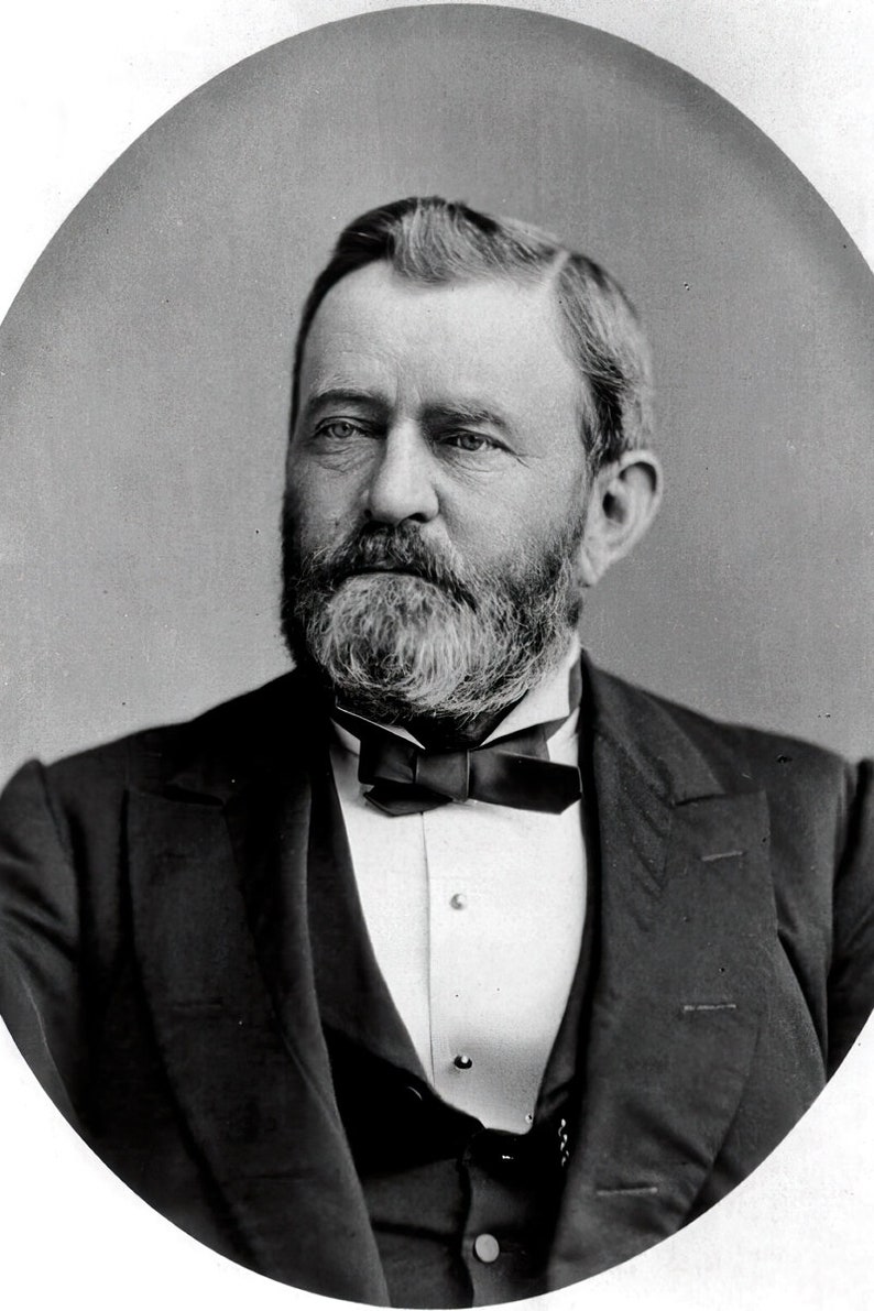 Historical Poster Print: Ulysses S. Grant 18th President of - Etsy