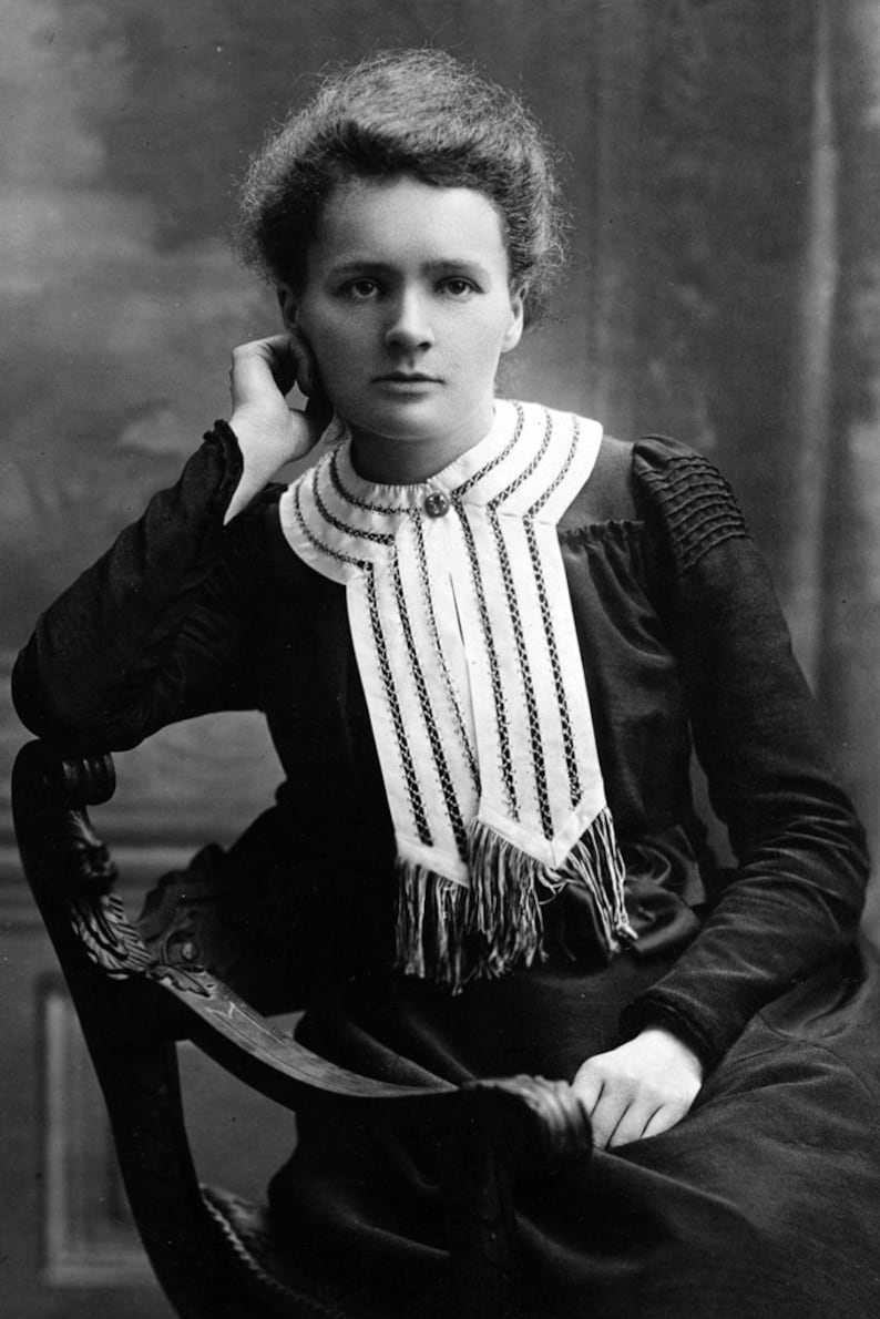 Historical Poster Print: Noble Prize Winning Scientist Physicist Madame ...