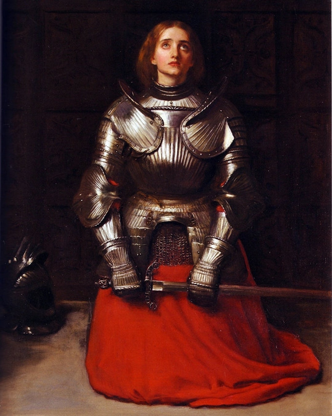 Historical Poster Print: French Heroine Saint Joan of Arc, the Maid of ...