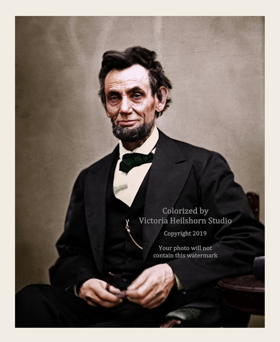 Colorized American Civil War History Photo Poster Print: Abraham ...