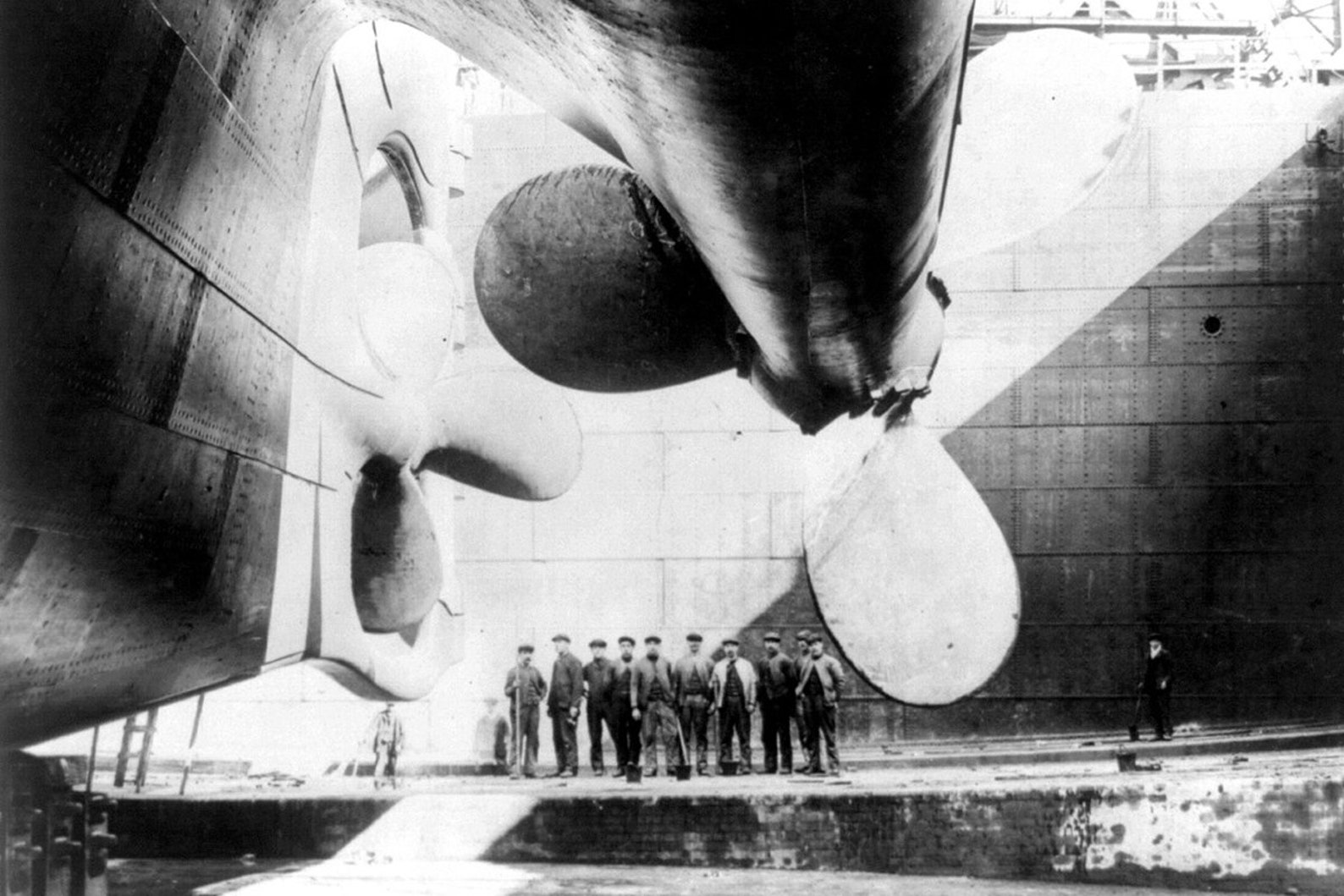 Historical Poster Print: Title Men Stand Below Propeller of - Etsy