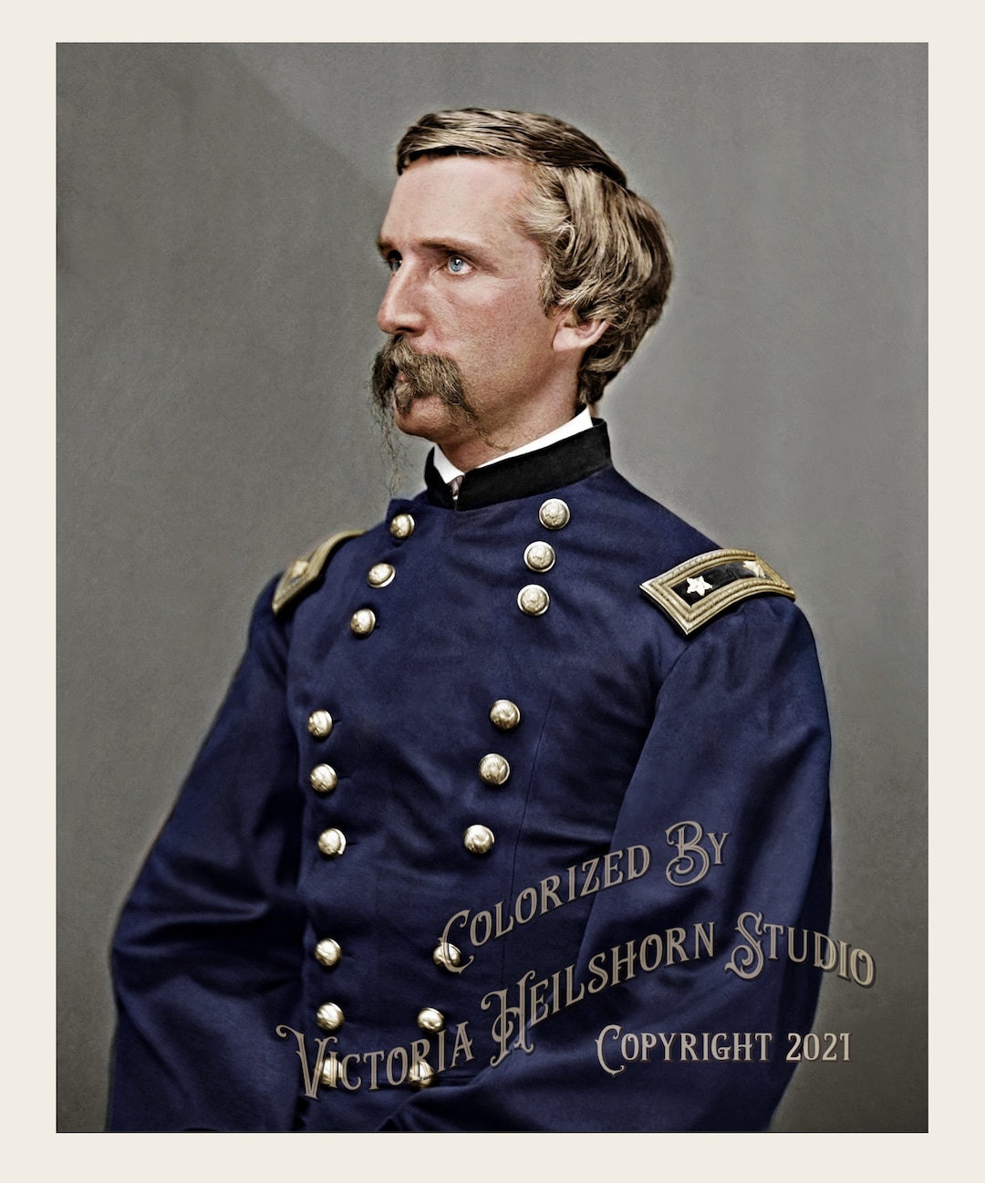 Colorized Civil War Photo: Union Colonel Joshua Lawrence Chamberlain of ...