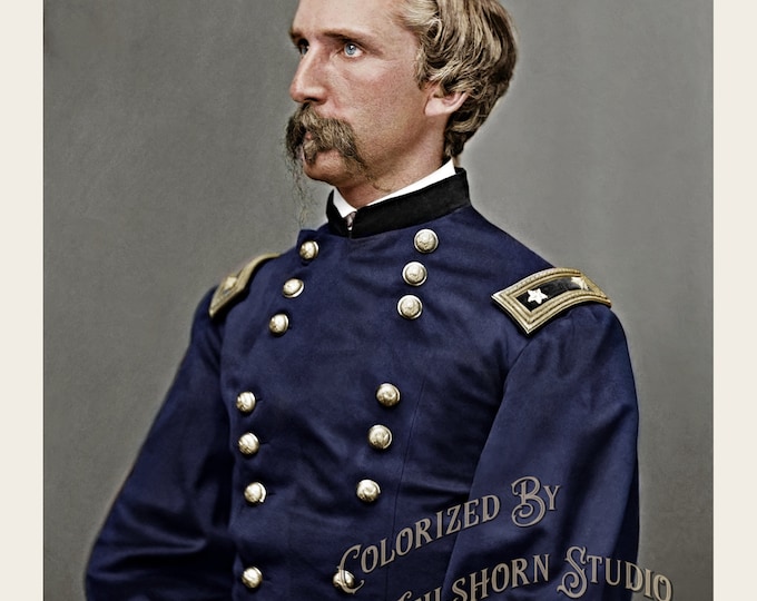 Colorized Civil War Photo: Union Colonel Joshua Lawrence Chamberlain of ...