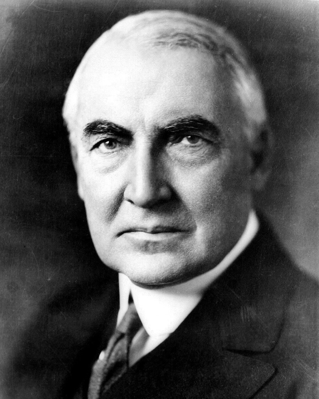 Historical Poster Print: Warren G. Harding, 29th President United ...