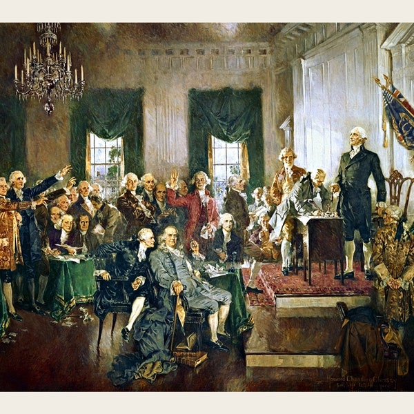 United States Constitution Poster - Etsy
