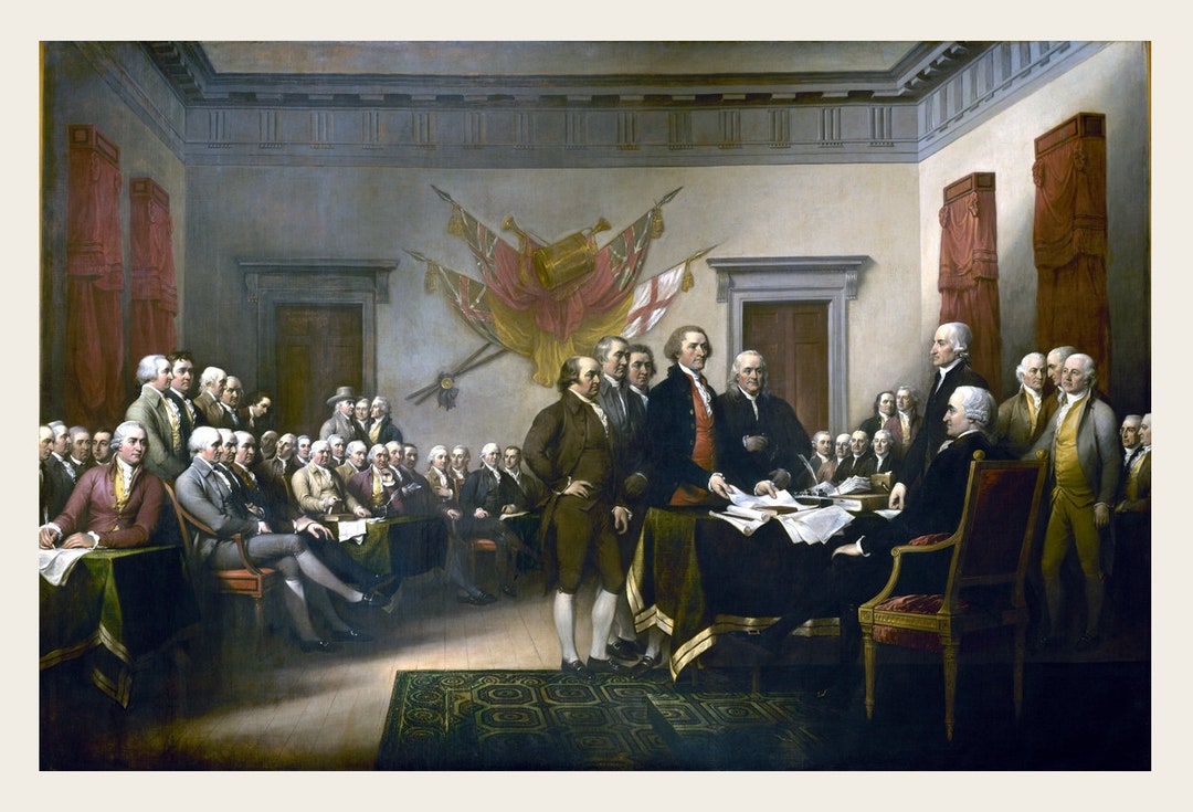 Signing of the Declaration of Independence - July 4, 1776 - American ...
