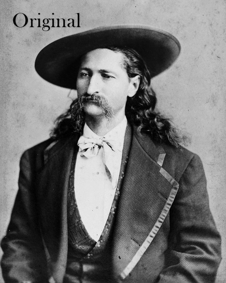 Colorized History Photo Poster Print: Old West American - Etsy