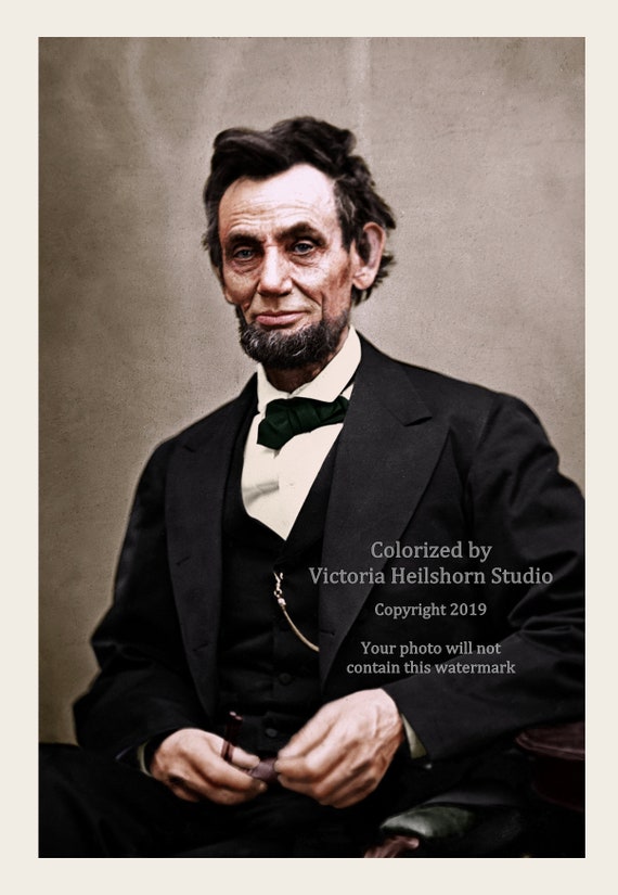 Lincoln Civil War Photos Colorized